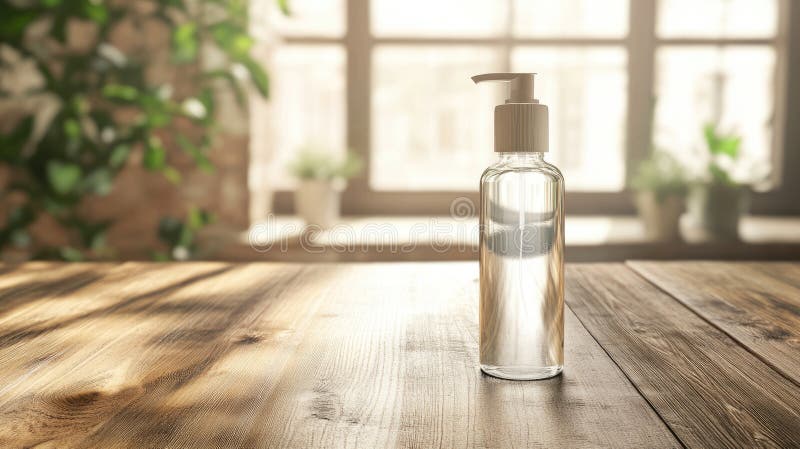 A Minimalist Water Bottle on Window Background and Beautifully Arranged ...