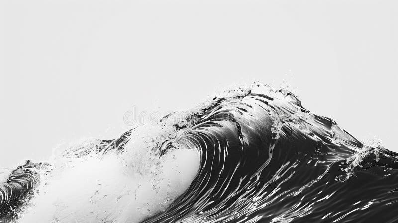 Minimalist Wave Design in Monochrome - Simplistic yet Powerful Web ...