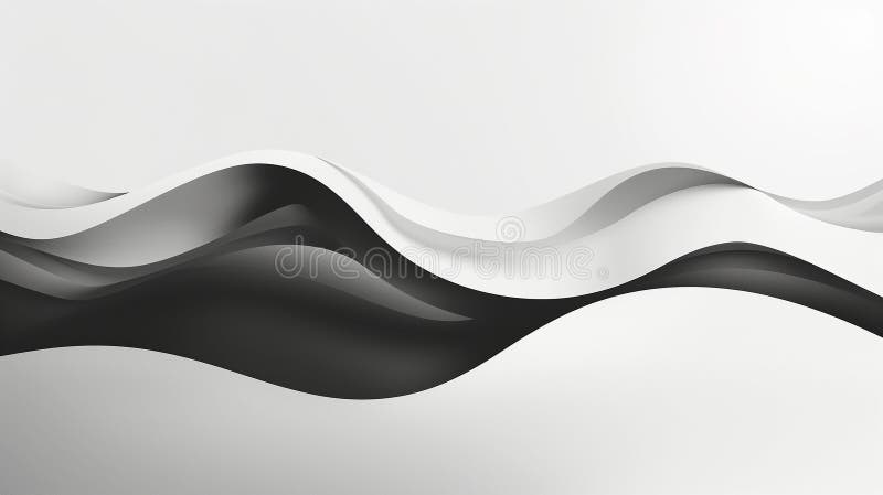 Minimalist Wave Design in Monochrome - Simplistic yet Powerful Web ...