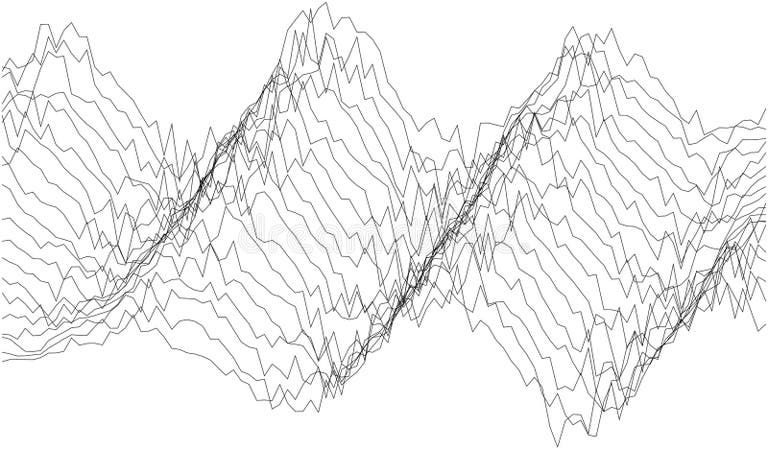 Minimalist Wave Pattern Design Featuring Abstract Geometric Lines for ...