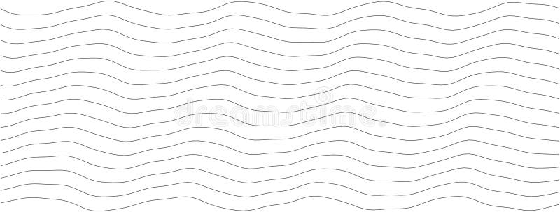 Minimalist Wavy Line Pattern Background for Modern Design Projects and ...
