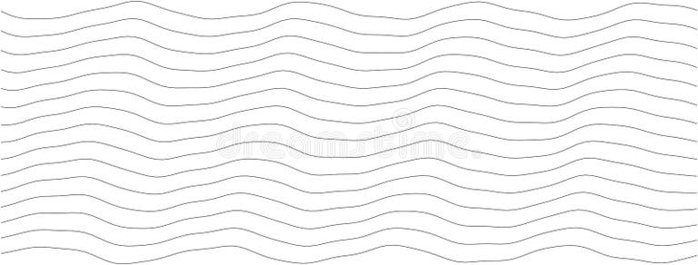 Minimalist Wavy Line Pattern Background for Modern Design Projects and ...