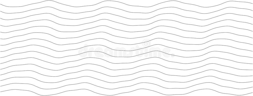 Minimalist Wavy Line Pattern Background for Modern Design Projects and ...