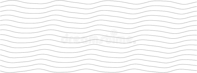Minimalist Wavy Line Pattern Design for Modern Background or Textile ...