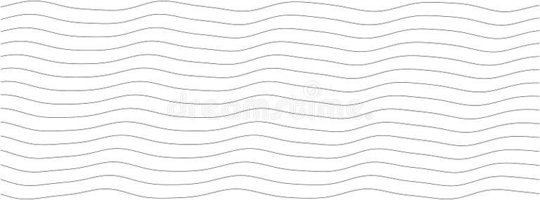 Minimalist Wavy Line Pattern Design for Modern Background or Textile ...