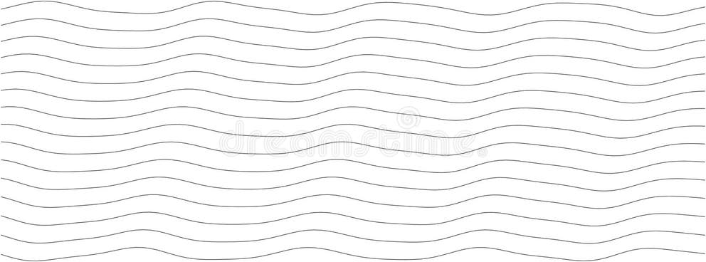 Minimalist Wavy Line Pattern Design for Modern Background or Textile ...