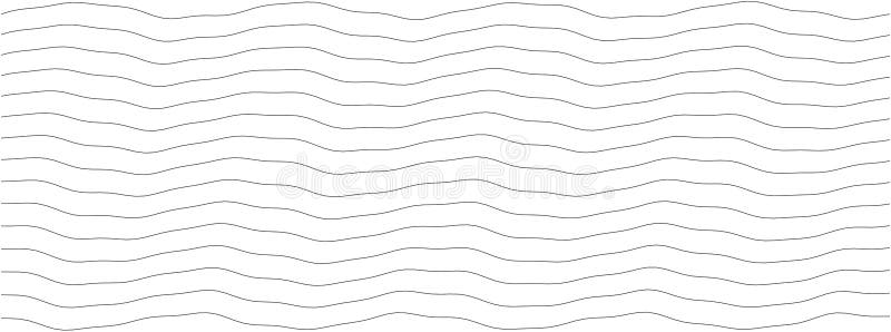 Minimalist Wavy Line Pattern Design for Modern Decor and Graphic ...
