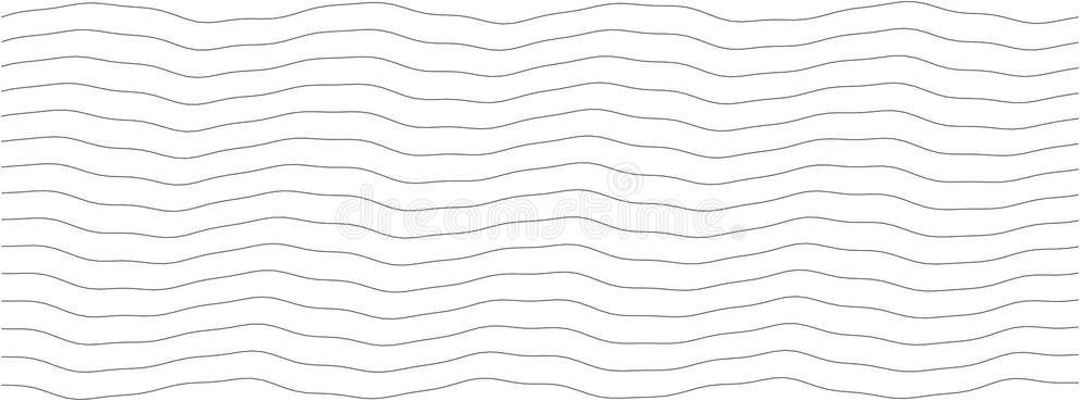 Minimalist Wavy Line Pattern Design for Modern Decor and Graphic ...