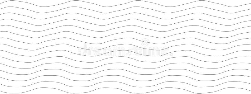 Minimalist Wavy Line Pattern for Modern Design and Decoration Projects ...