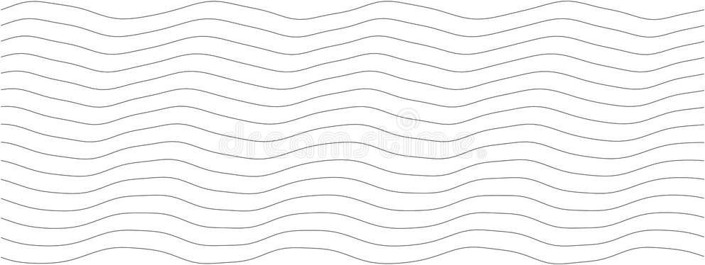Minimalist Wavy Line Pattern for Modern Design and Decoration Projects ...