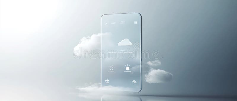 A Minimalist Weather App Design: Clean and Modern Interface with ...