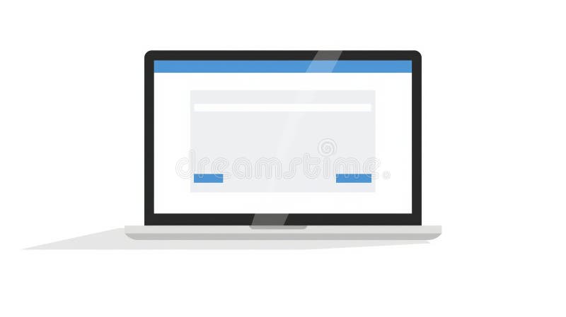 Minimalist Web Browser Icon Stock Illustration - Illustration of design ...