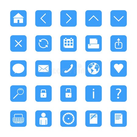 Minimalist web buttons stock vector. Illustration of check - 40193178