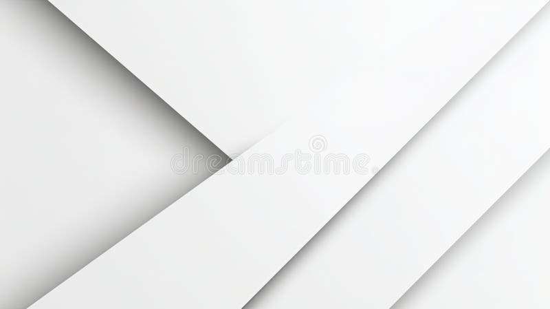 Minimalist White Abstract Background with Diagonals Stock Illustration ...