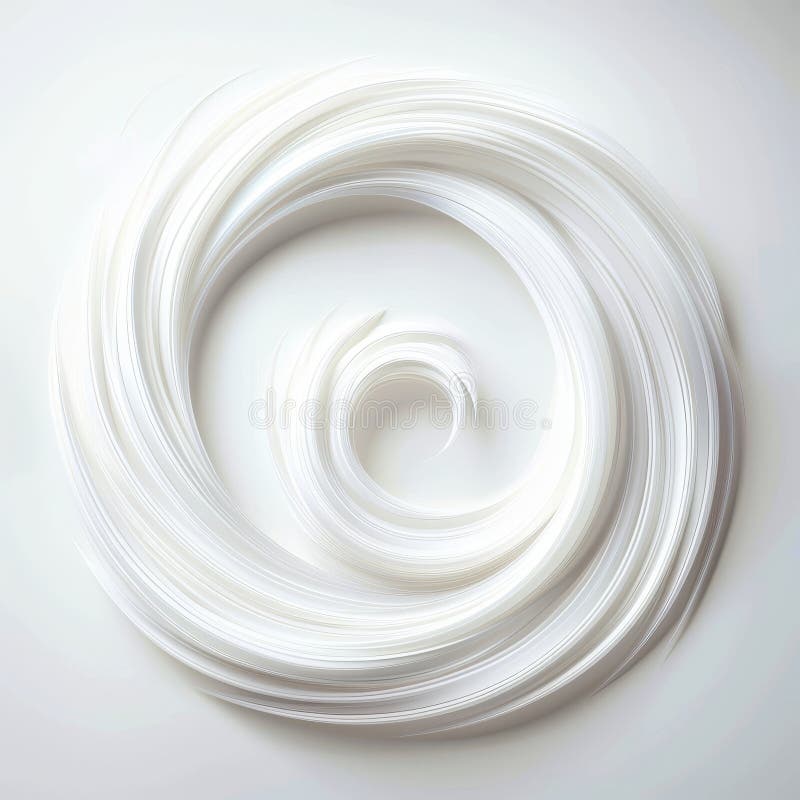 Minimalist White Abstract Swirl Design, Light, Airy and Soft Focus ...