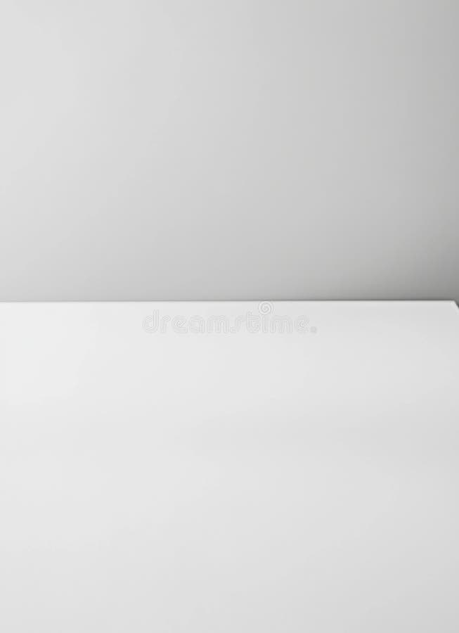 Minimalist White Background with Clean, Bright Surface and Subtle ...