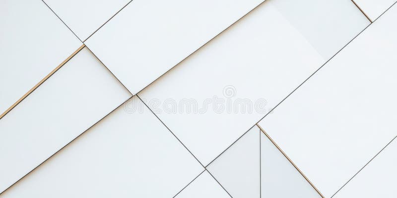 A Minimalist White Background with Sharp Diagonal Lines Crossing Each ...