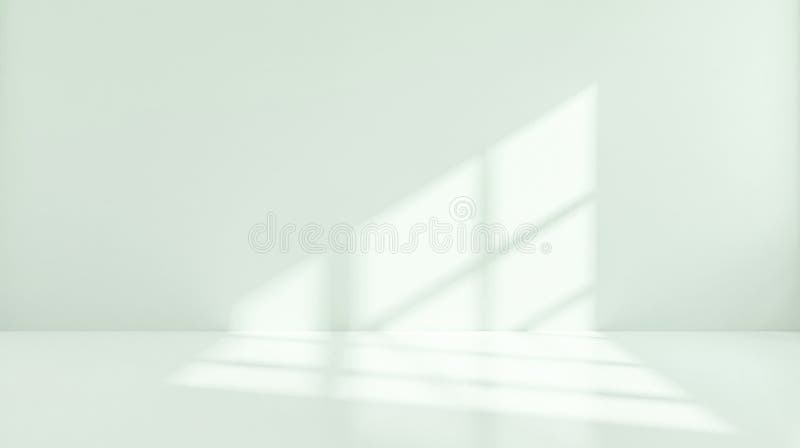 Minimalist White Background with Soft Shadows, Ideal for Product ...