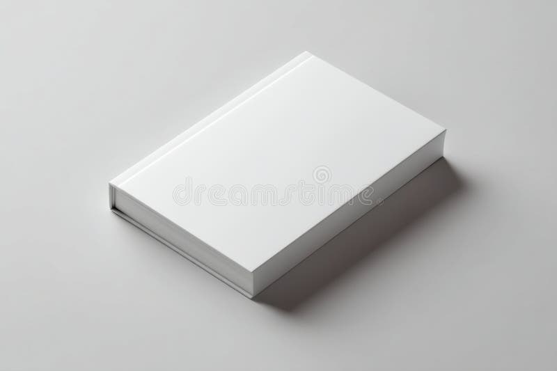 Minimalist White Book on a Smooth Surface Showcasing Simplicity and ...
