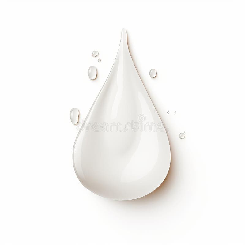 Minimalist White Ceramic Teardrop Dish on Isolated Background Stock ...
