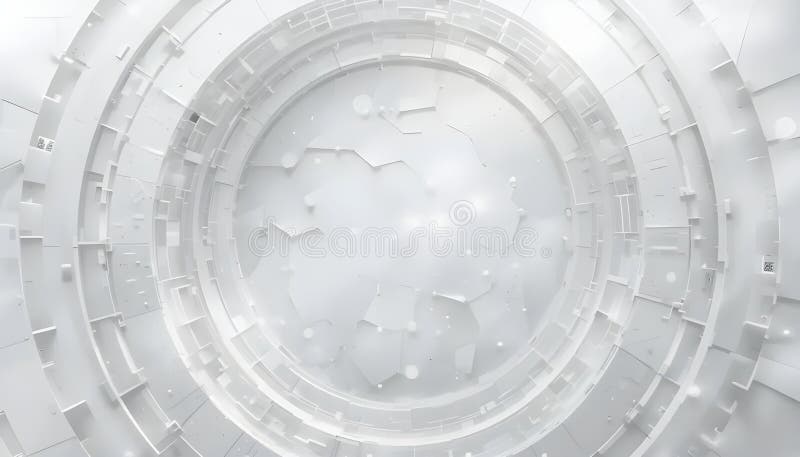 "Minimalist White Circular Transparency Design for Sleek, Professional ...