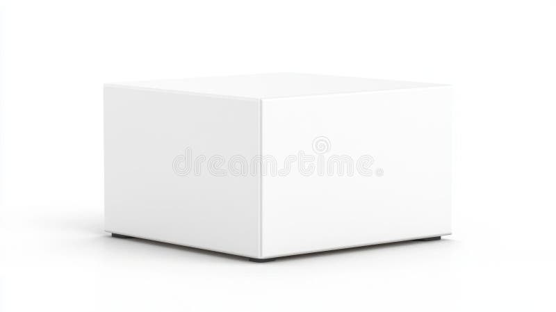 Minimalist White Cube Table Perfect for Modern Interior Design or ...