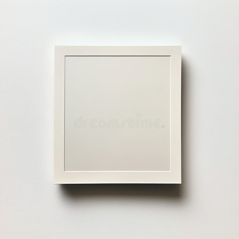 Minimalist White Frame Wall Subtle Shadow Effect Stock Photos - Free ...