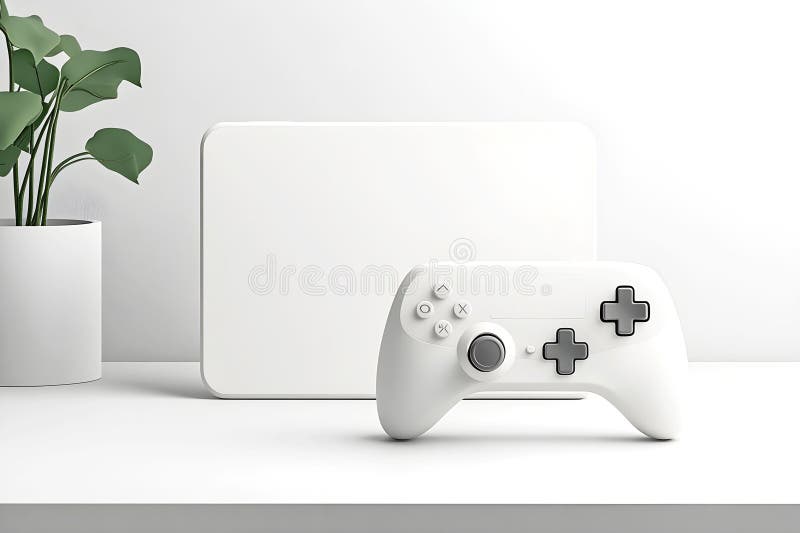 Sleek Minimalist White Gaming Controller Design Stock Photos - Free ...