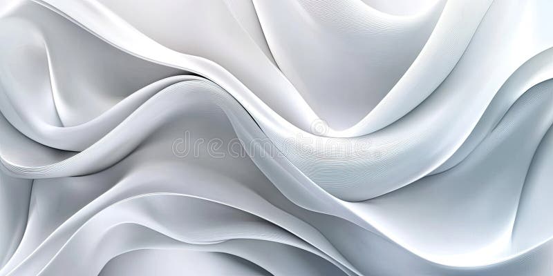 Minimalist White and Gray Wavy Lines Design, Soft Gray and White Wavy ...