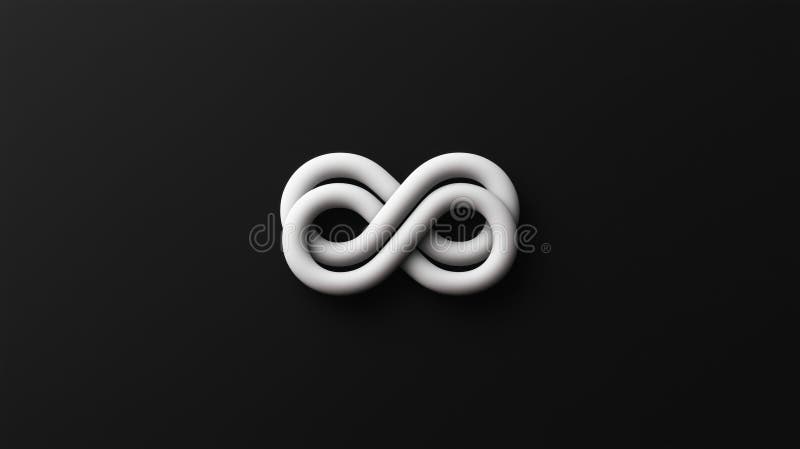 3d Infinity Symbol White Infinity 3D Logo Animation 3D Logo Maker