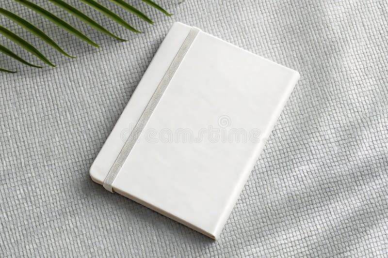 Minimalist White Notepad Gray Fabric Stock Photos - Free & Royalty-Free ...