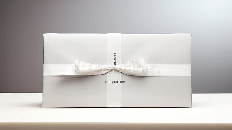 Minimalist white package stock illustration. Illustration of fresh ...