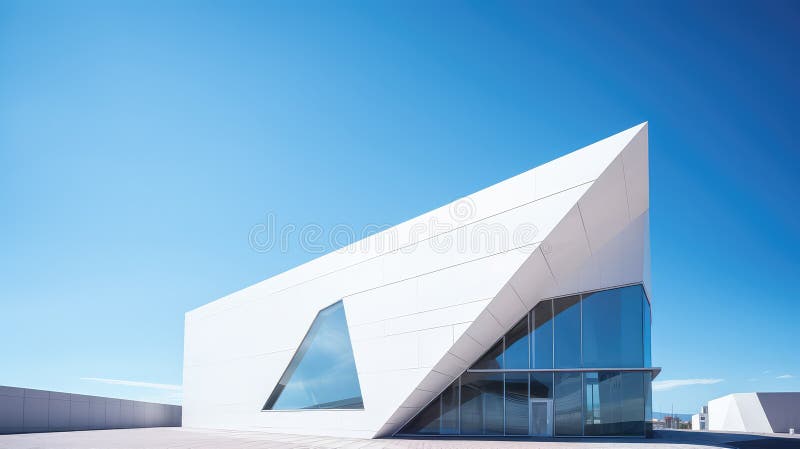 Minimalist white polygon stock illustration. Illustration of ...