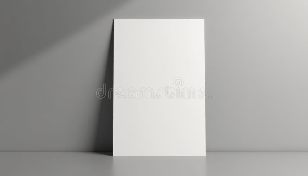 Minimalist White Rectangle Display Stand in Contemporary Style with ...