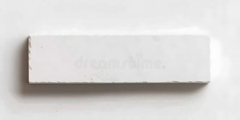 Minimalist White Rectangular Object on Light Background Generative AI ...