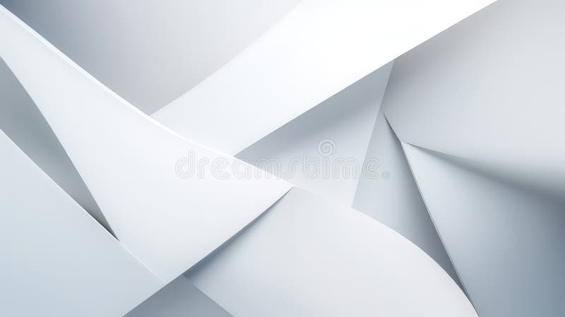 Minimalist White Shapes Background Stock Image - Image of minimalist ...