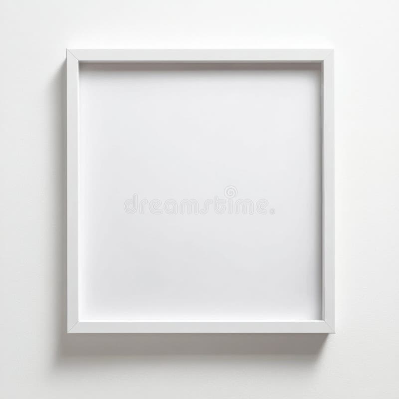 Minimalist White Square Frame Plain Wall Modern Art Display Stock Photos - Free & Royalty-Free ...