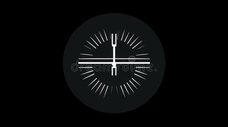 Minimalist White Target Sight Stock Image - Image of goal, ambition ...