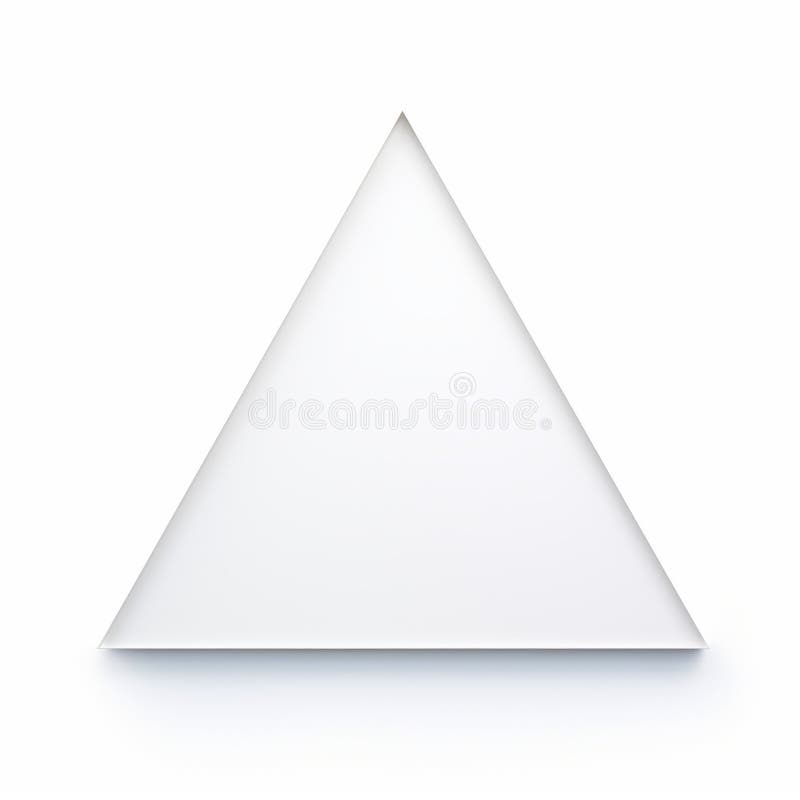 White Triangle on White Background: Illusionary Architectural Elements ...