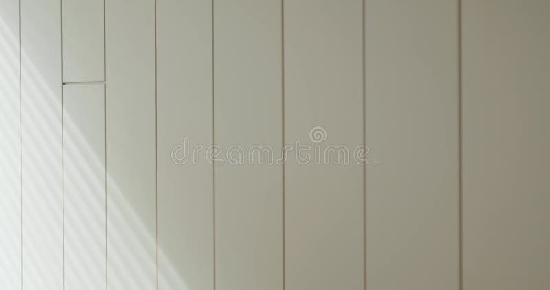 Minimalist White Wall Panels with Elegant Shadow Lines Stock Video ...