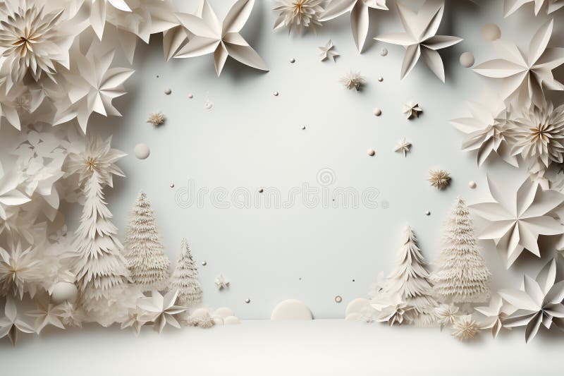 Minimalist Winter Background, Graced with the Subtle Beauty of Winter ...