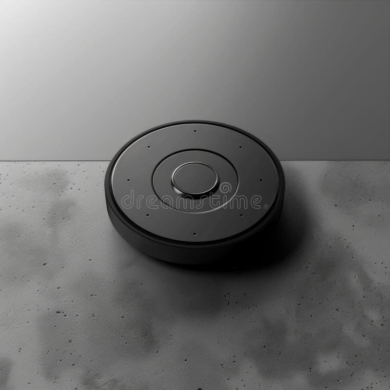 Minimalist Wireless Audio Receiver on Solid Background. Generative Ai ...