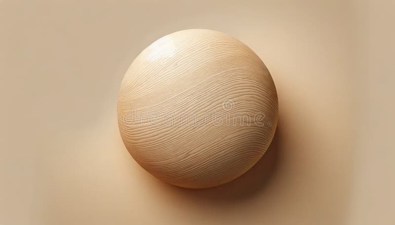 Minimalist Wooden Sphere Beige Background Stock Photos - Free & Royalty ...