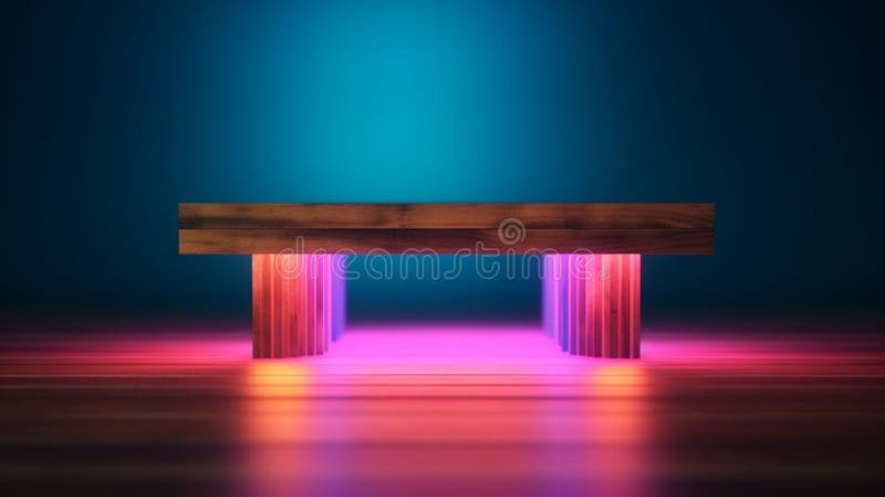 Minimalist Caf?? Table with Blank White Screen Laptop and Mobile Stock ...