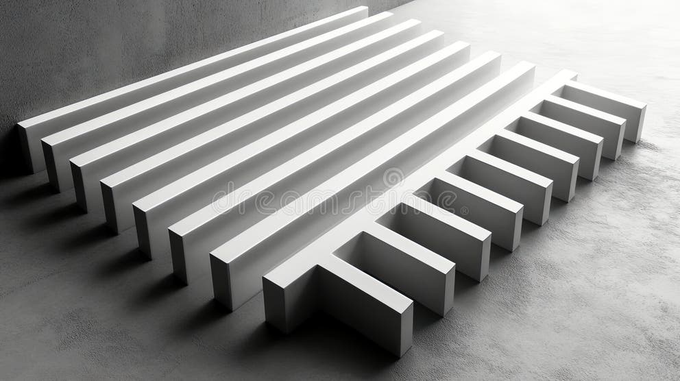 Minimalist Word Design Created through Thin Parallel Lines on a Smooth ...