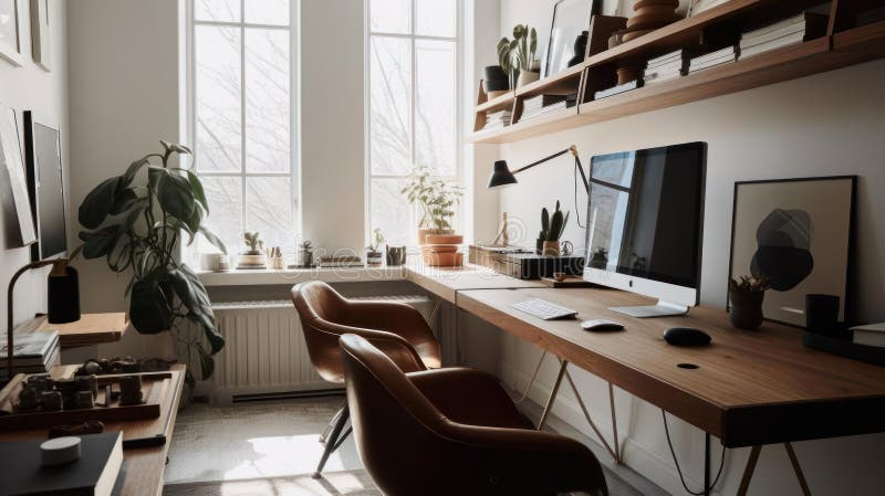 A Minimalist Workspace with a Focus on Organization and Productivity ...
