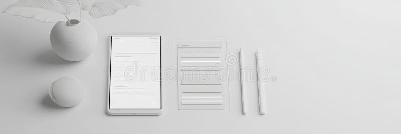 Minimalist Workspace Setup Clean Aesthetic Productivity Organization ...