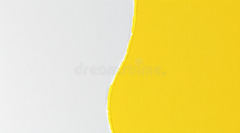 Minimalist Yellow and White Abstract Design with Curved Edges Stock ...