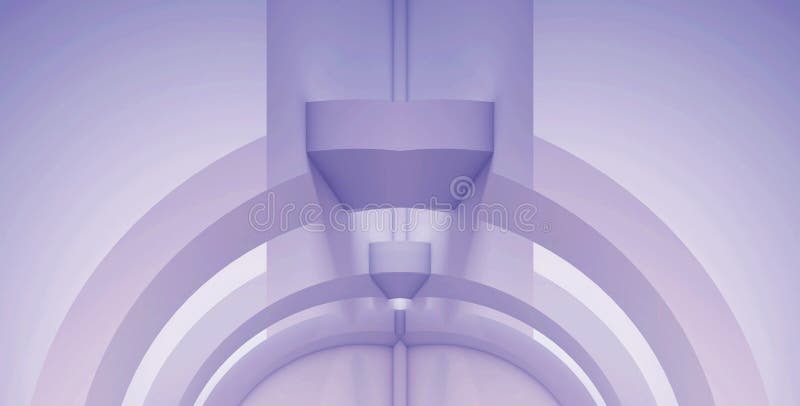 Minimalistic, Abstract Background with an Arch. 3d Render, Minimal ...