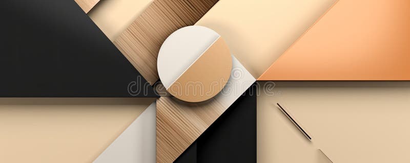 Minimalistic Abstract Background with Clean Lines and Geometric Shapes ...